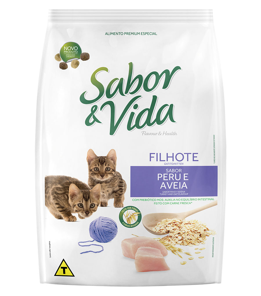 Ração Sabor e Vida filhotes: mais saúde para seu felino | Petz