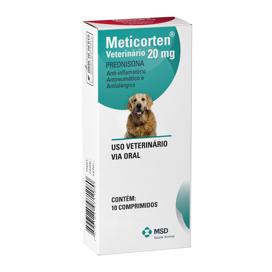 Meticorten de 20 mg: anti-inflamatório para cachorros | Petz
