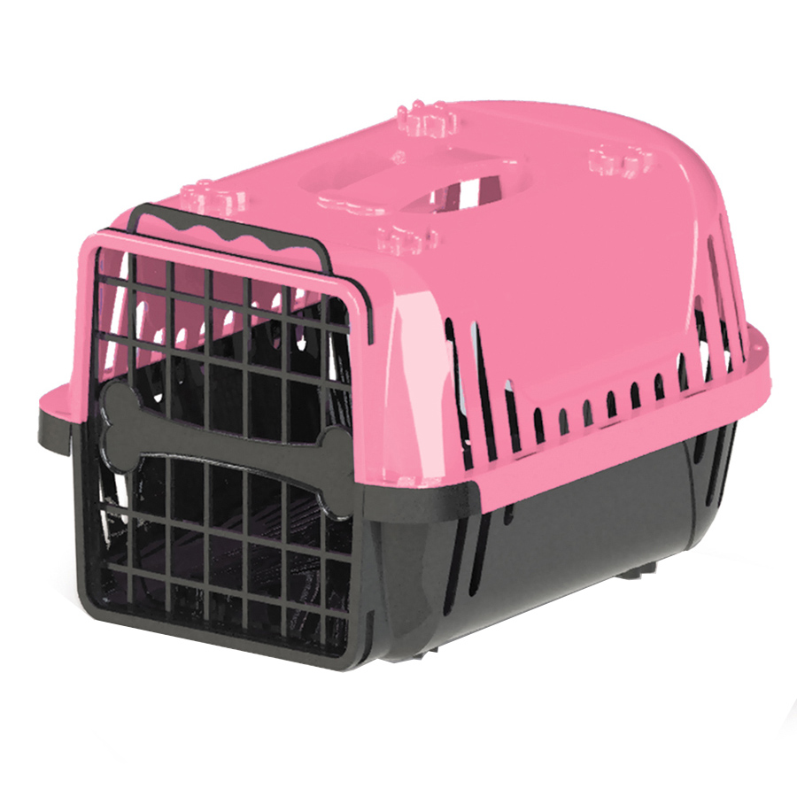 Caixa de Transporte Pet Injet Evolution para Cães Rosa | Petz