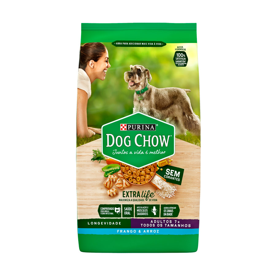 Dog Chow Senior: para longevidade de cães adultos | Petz