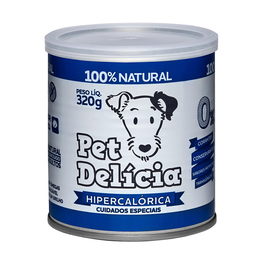 Ração Úmida Pet Delícia Dieta Hipercalórica para Cães Adulto | Petz