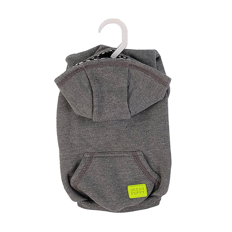 Casaco de Moletom Urban Puppy com Capuz Cinza Mesclado para | Petz