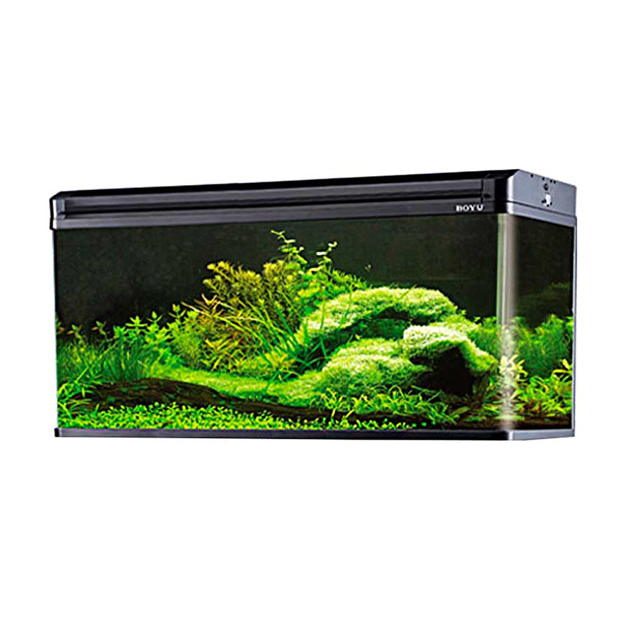 Aquário Boyu Curvo Preto 120E 200 Litros 110V | Petz