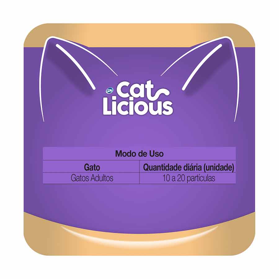 Snack Cat Licious para Gatos Hairball - 40g | Petz