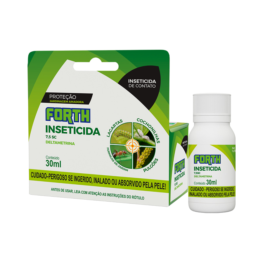 Forth Inseticida 30 ml: seu jardim livre de insetos | Petz