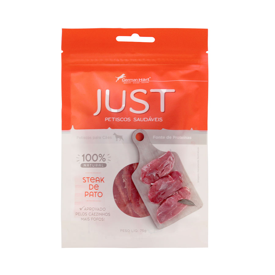 Petisco Just Steak de Pato para Cães e Gatos | Petz