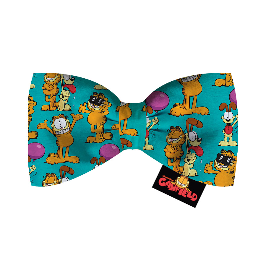 Gravata MeuAuAu Garfield 3 Turquesa para Cães e Gatos | Petz