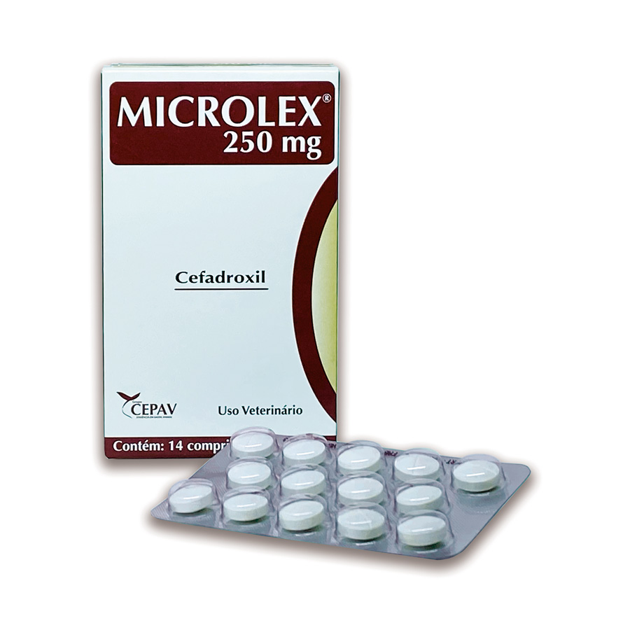 Microlex de 250 mg: para infecções em cães e gatos | Petz