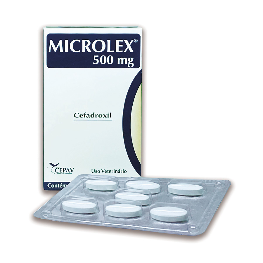 Microlex de 500 mg: antibiótico para cães e gatos | Petz