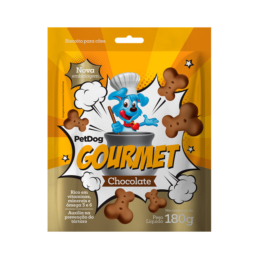 Biscoito Pet Dog para Cães Sabor Chocolate | Petz