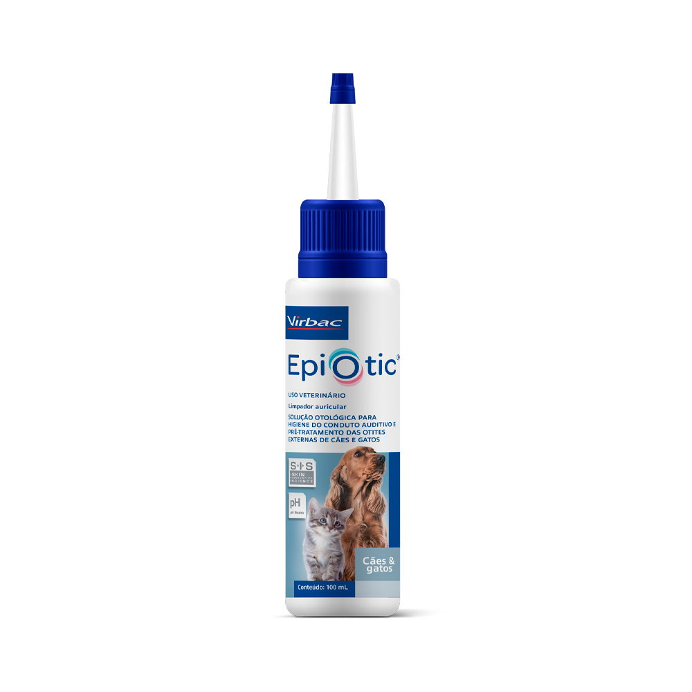 Solução Otológica Epiotic SIS para Cães e Gatos 100ml | Petz