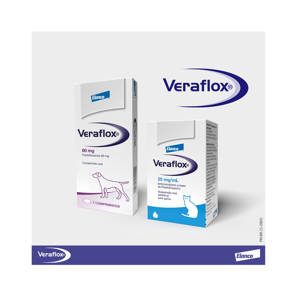 Veraflox 60 mg: antimicrobiano para cães | Petz