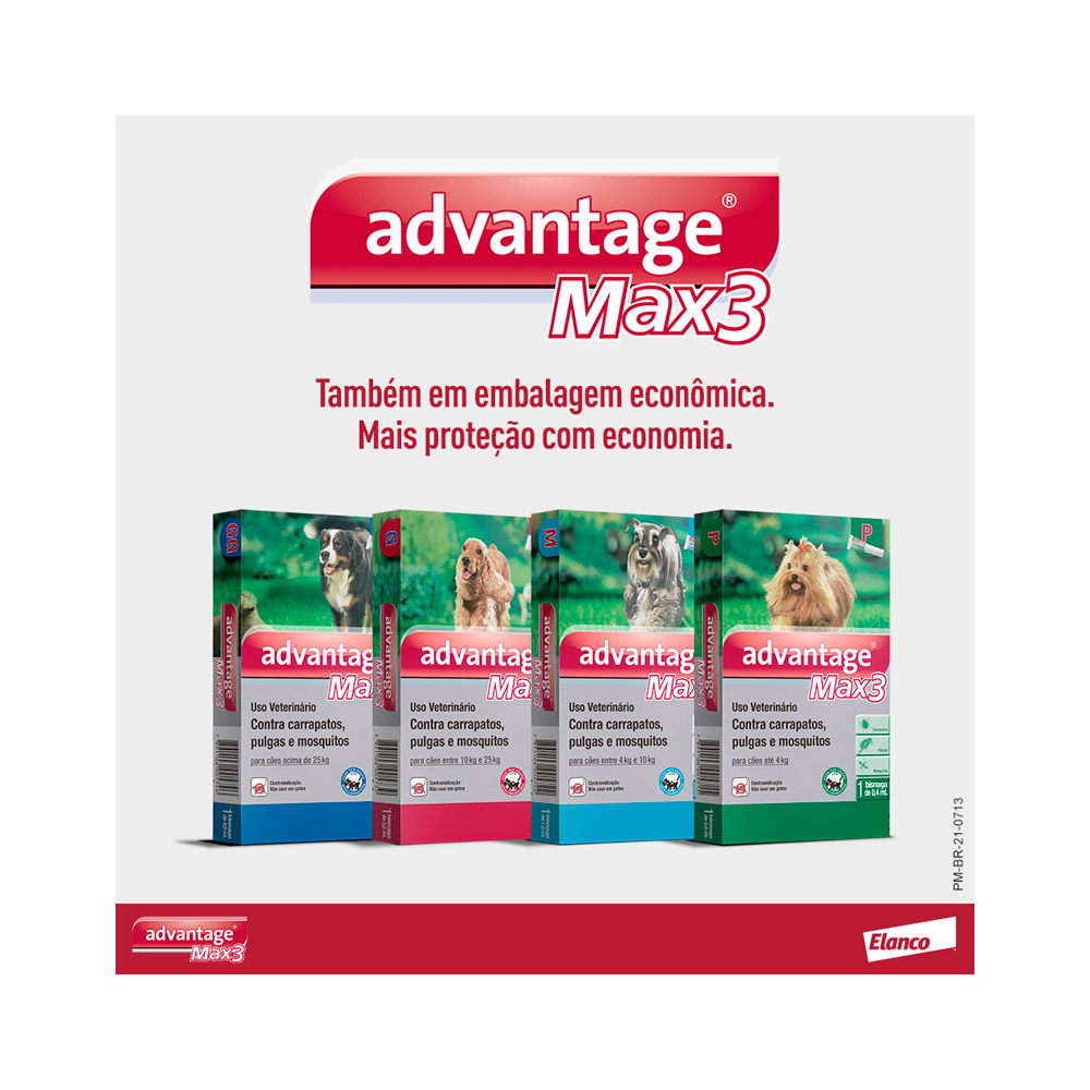 Advantage Max 3: o melhor antipulgas do mercado | Petz
