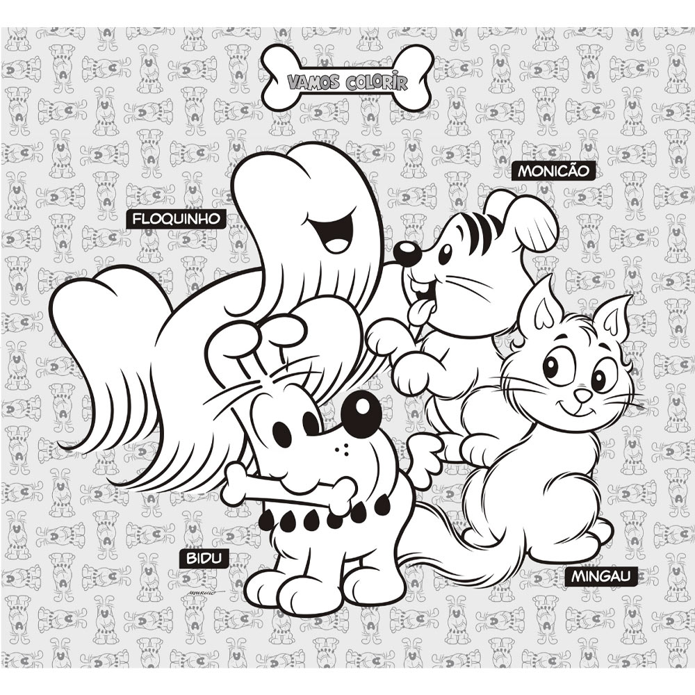 Jornal Higiênico Pet's Paper Turma da Mônica Pets - 50 Folha | Petz